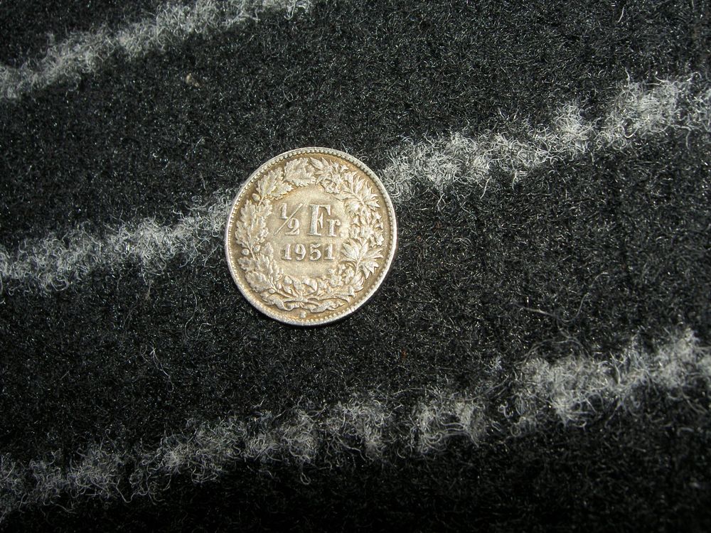 Schweizer Silbergeld, 2-Fr. 2x1-Fr. 2x50-Rp. ab 1946 - 1966 (Gebraucht) in Schafisheim für CHF ...