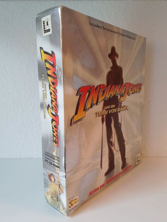 PC Game Indiana Jones und der Turm von Babylon 1999 Big Box (Gebraucht ...