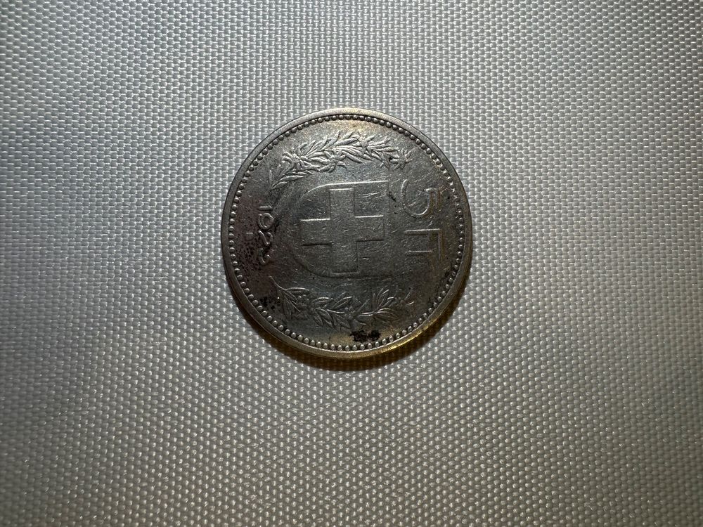 Pièce 5 CHF Argent suisse 1923 | Kaufen auf Ricardo