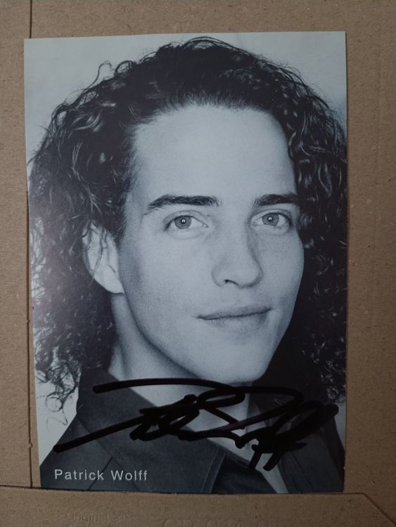 Patrick Wolff - original signiert Autogrammkarte (Gebraucht) in Menziken für CHF 4.9 – mit ...