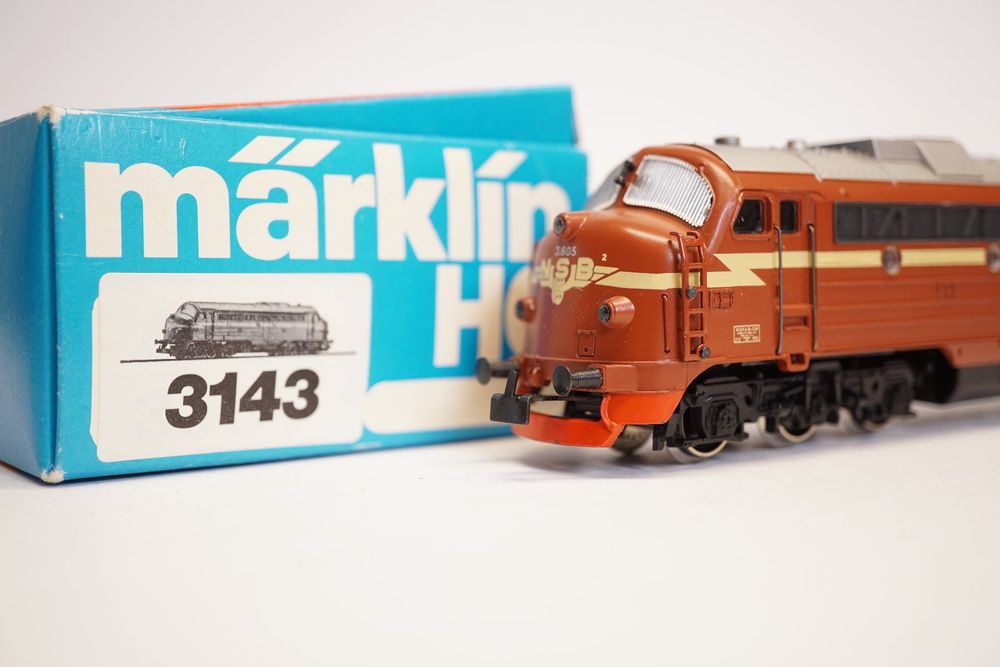 1å Märklin 3143 NSB Diesellok braun 3.605 (D'occasion) à Uetendorf pour ...