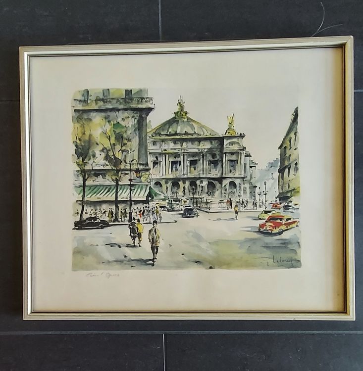 Aquarell von G. Lelong , Paris (Gebraucht) in Rüti ZH für CHF 30 – mit ...