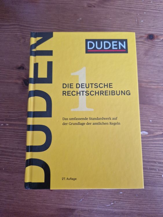 Duden 27. Auflage (Gebraucht) in Dübendorf für CHF 7 – mit Lieferung ...