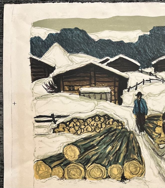 Fred Stauffer (1892-1980) Lithographie Handsigniert | Kaufen auf Ricardo