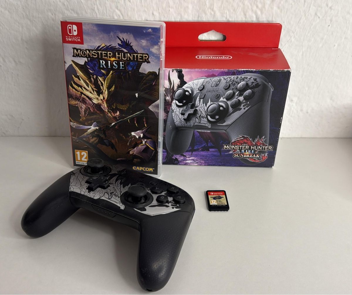 Nintendo Switch Pro Controller Monster Hunter Edition! (Gebraucht) in ...