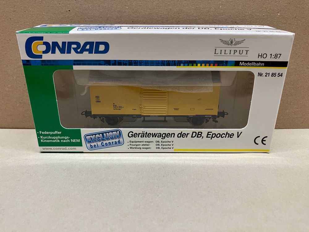 Liliput/Conrad, Gerätewagen der DB, Epoche V, H0 GS (Neu (gemäss Beschreibung)) in Neuendorf für ...