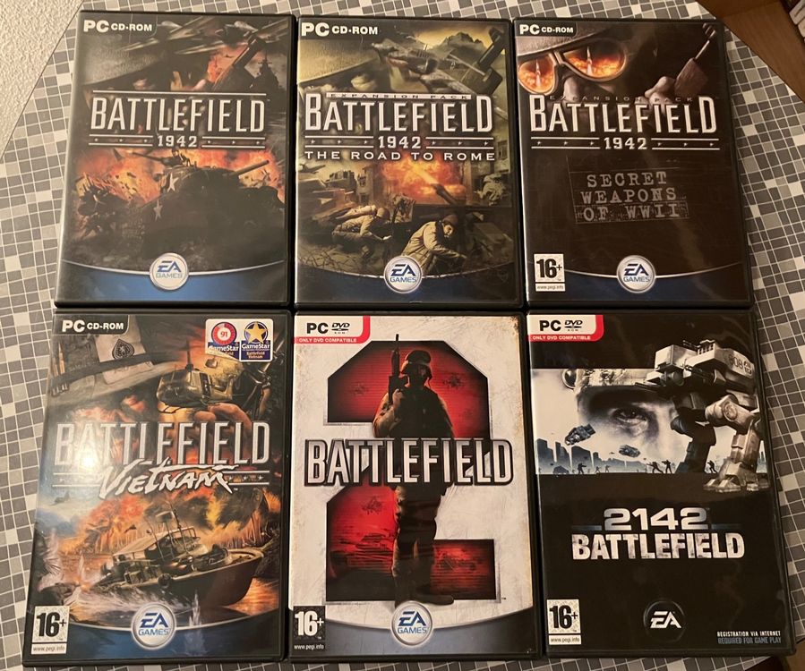 Battlefield Set (6 Games) - PC | Kaufen auf Ricardo