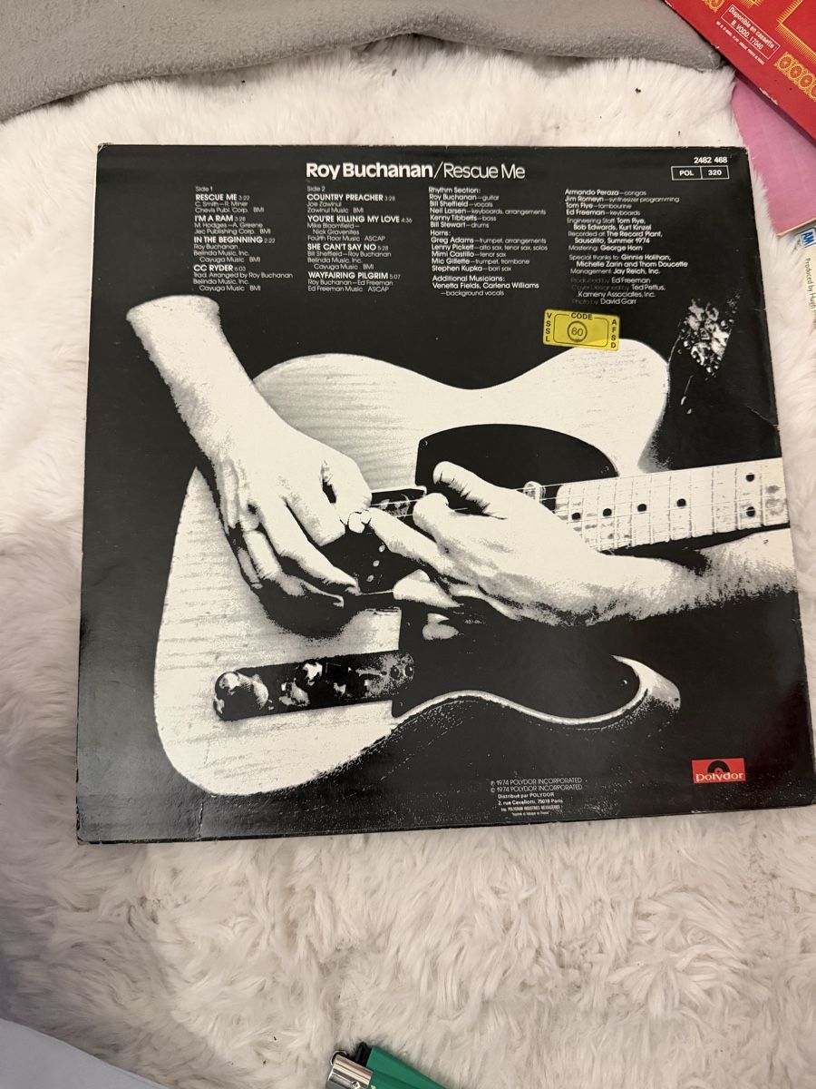 Roy Buchanan - Rescue Me - Album Vinyle Original - 1974 (D'occasion) à ...