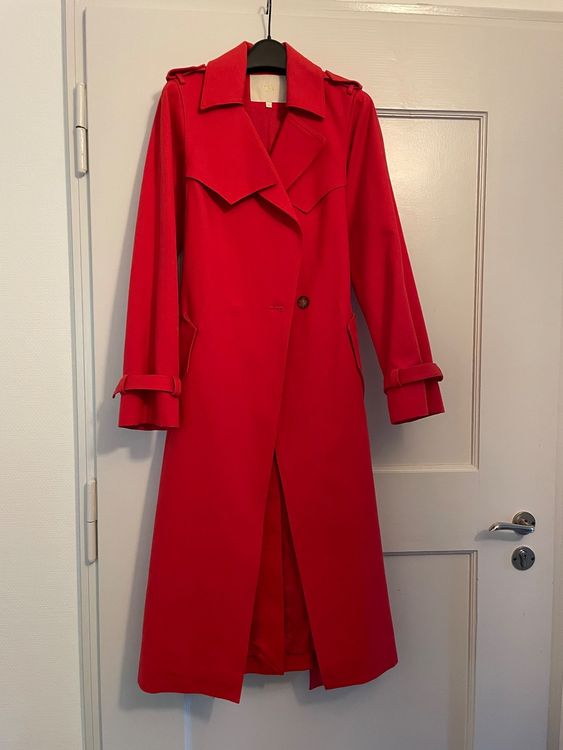 Maje Trenchcoat rot, Grösse 1 | Kaufen auf Ricardo