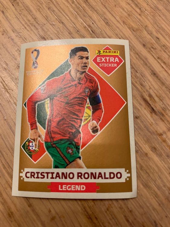 Panini Extra Sticker Cristiano Ronaldo; Bronze (Neu (gemäss ...