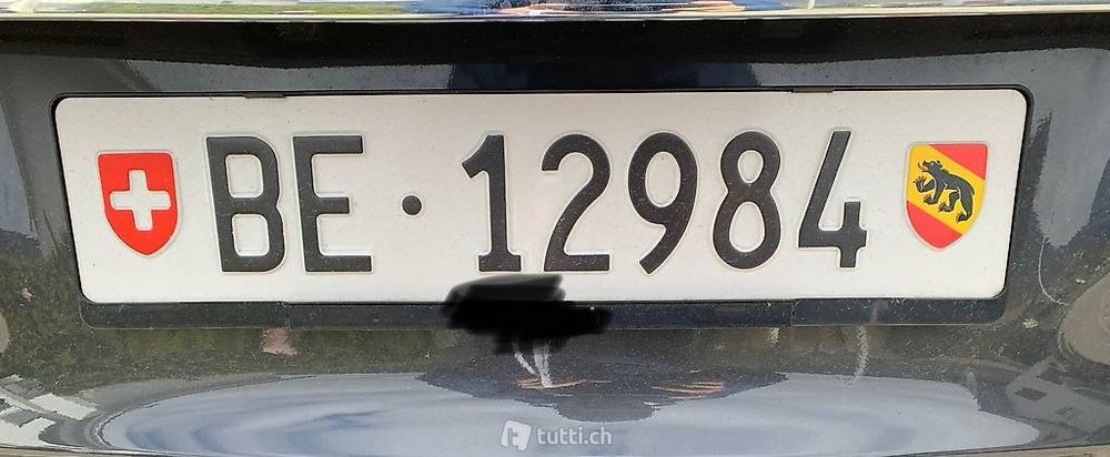 Autonummer / Kontrollschild BE 12984 | Kaufen auf Ricardo