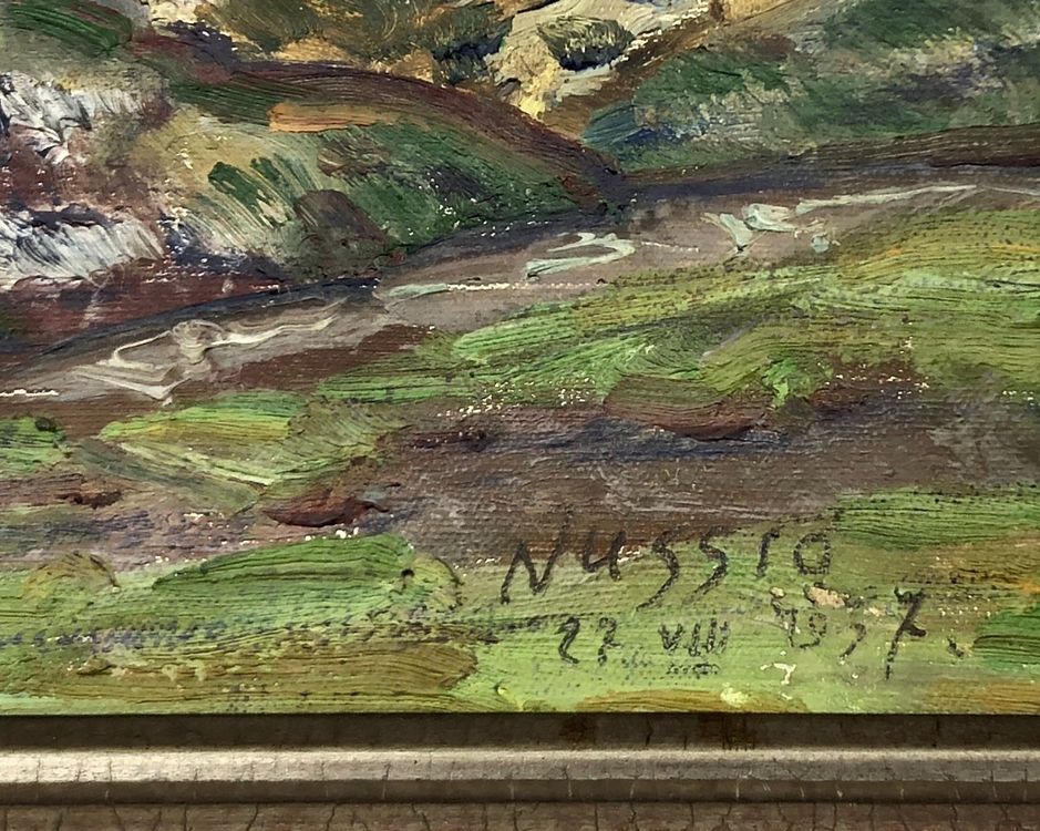 Oskar Nussio (1899-1976) Orig. Gemälde (Gebraucht) in Hochdorf für CHF ...