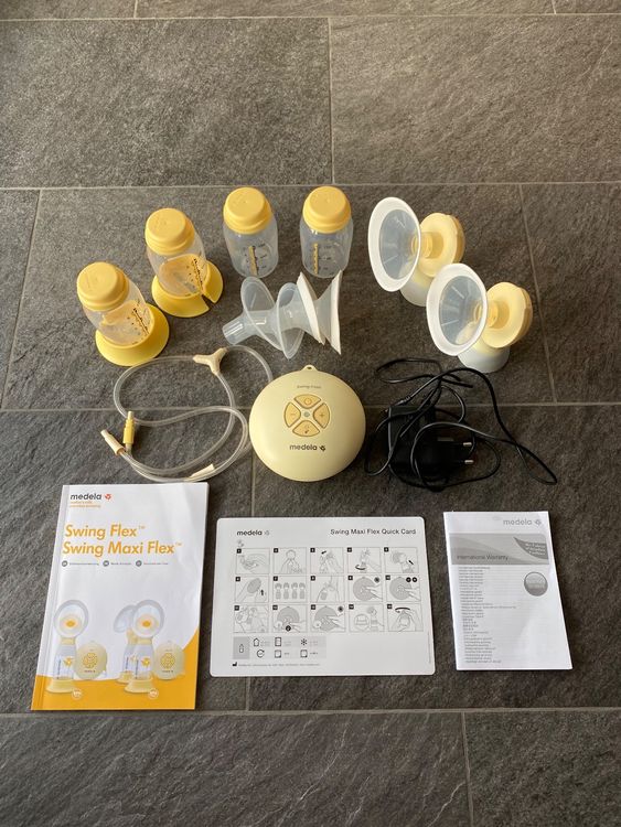 Medela Swing Maxi Flex Doppelmilchpumpe elektrisch (Gebraucht) in Schlatt TG für CHF 100 – mit ...