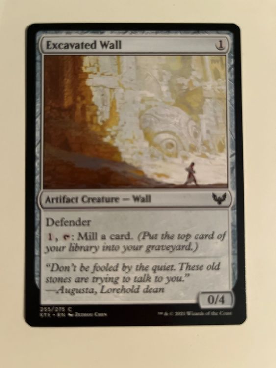 1 x Excavated Wall - Magic: The Gathering - MtG (Gebraucht) in Kriens ...