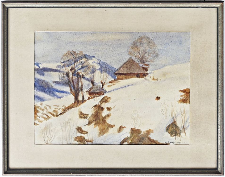 Heini WASER (1913-2008) - Aquarell aus Militärdienst! (Gebraucht) in Ostermundigen für CHF 35 ...
