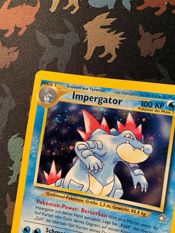 Impergator Holo Swirl, DE, Neo Genesis, Pokemon | Kaufen auf Ricardo