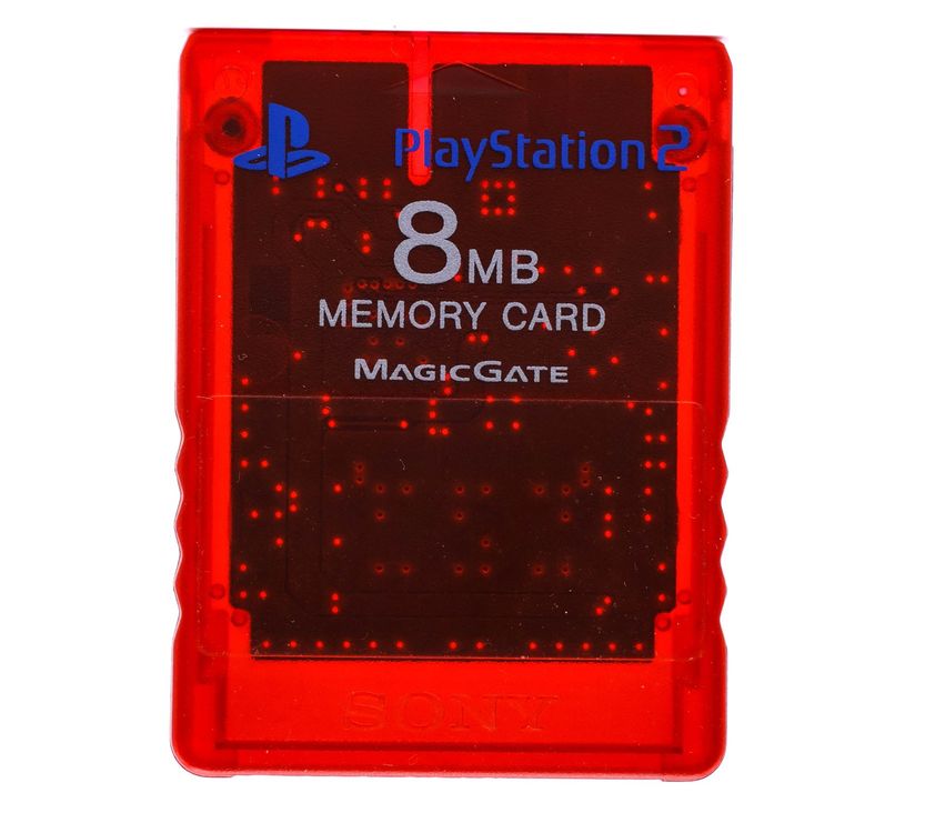 Carte mémoire PS2 8MB rouge Magicgate Sony (Gebraucht) in Paudex für ...