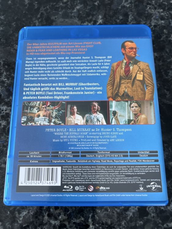 Wo die Büffel röhren - Blu-ray mit Peter Boyle, Murray (Neu (gemäss ...