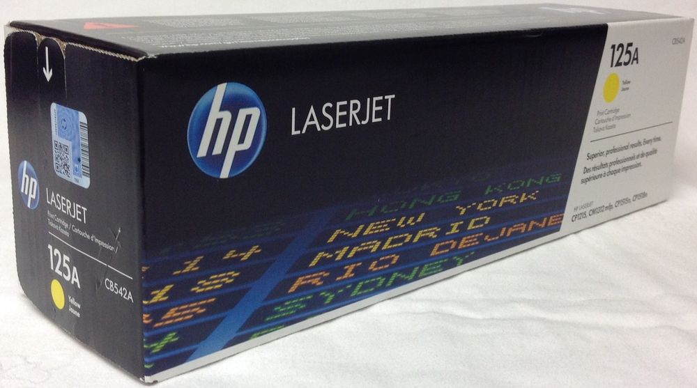HP CB542A ColorSphere Toner 125A yellow Print Cartridge orig (Neu und ...