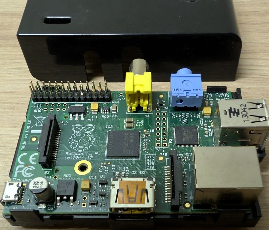 Raspberry Pi 1 Model B Rev 2 - Inkl. Gehause - Getestet (Gebraucht) in ...