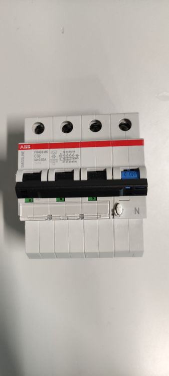 FI/LS C32 30mA FS404MK, ABB Smissline 3LN | Kaufen auf Ricardo