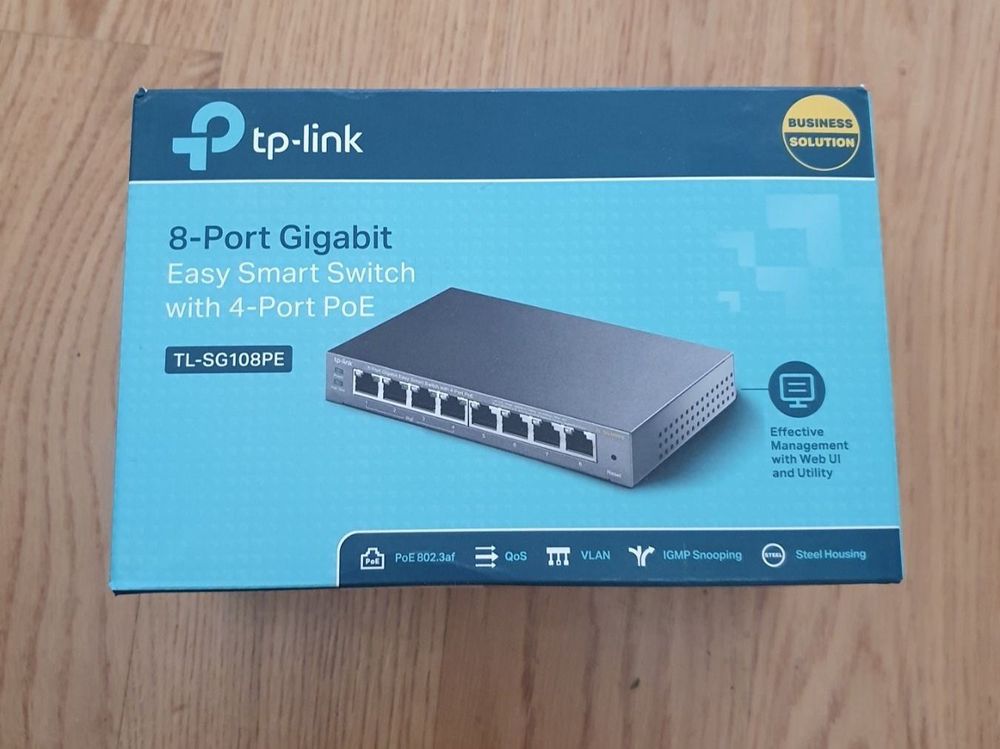 Tp-link 8 port poe switch (Gebraucht) in Langnau am Albis für CHF 31 ...
