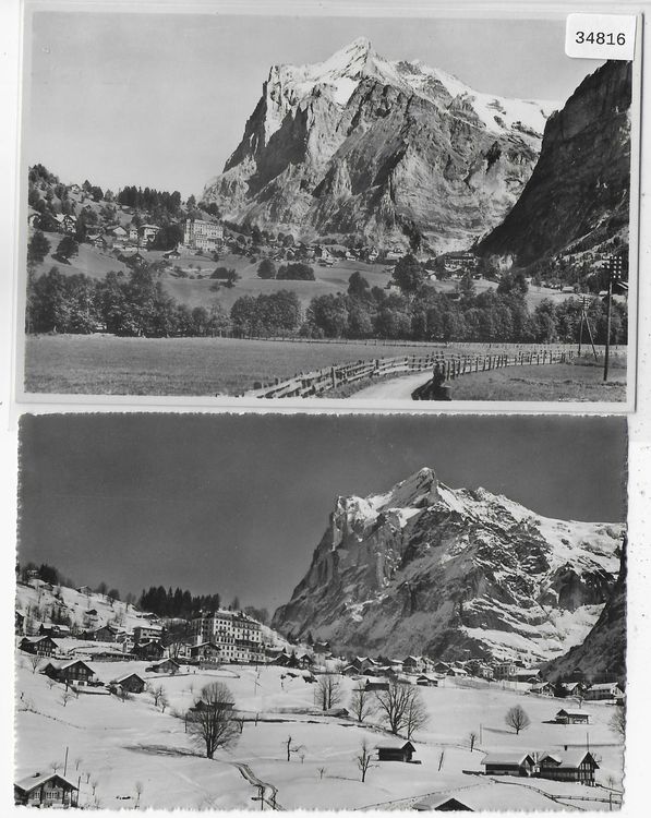 2 AK Grindelwald - Winter und Sommer (Gebraucht) in Ettingen für CHF 2 – mit Lieferung auf ...