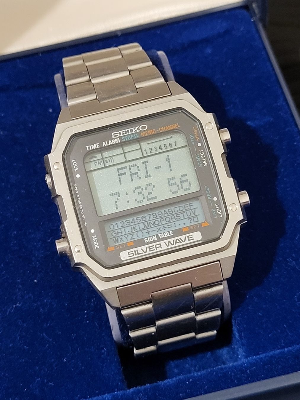 Seiko Silver Wave Vintage Digital Uhr - Rarität! Top! (Gebraucht) in ...