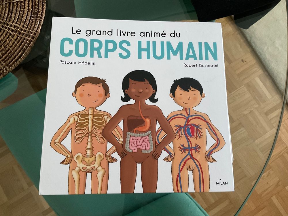 LE GRAND LIVRE ANIMÉ DU CORPS HUMAIN, édition MILAN, génial (Neu ...