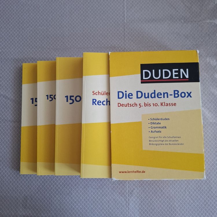 Duden Box Deutsch 5. bis 10. Klasse - Top Zustand! (Gebraucht) in ...