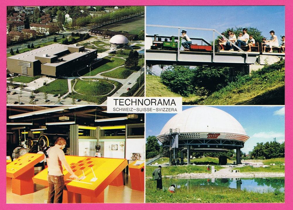 Winterthur Technorama 4-Bild Karte belebt | Kaufen auf Ricardo