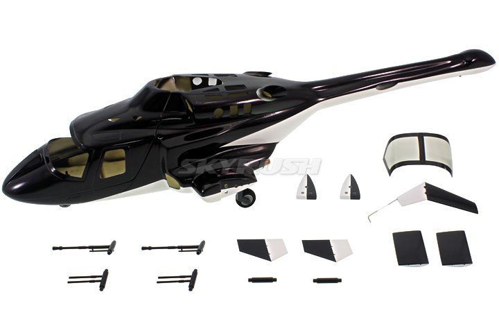 Rumpf RC Helikopter Airwolf / 450 von Roban (Neu und originalverpackt ...