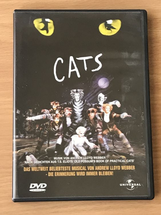Cats DVD - Das Weltbekannte Musical für Sammler! (Gebraucht) in ...