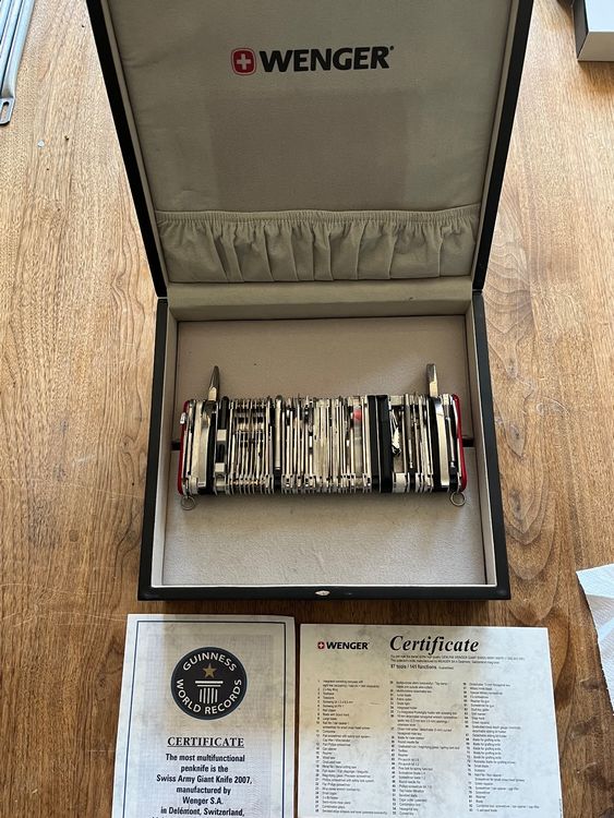 Wenger Giant Knife das Grösste Sackmesser der Welt | Kaufen auf Ricardo