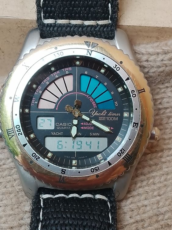 Casio AD-500 yacht Timer läuft 43mm (Gebraucht) in Agno für CHF 39.9 ...