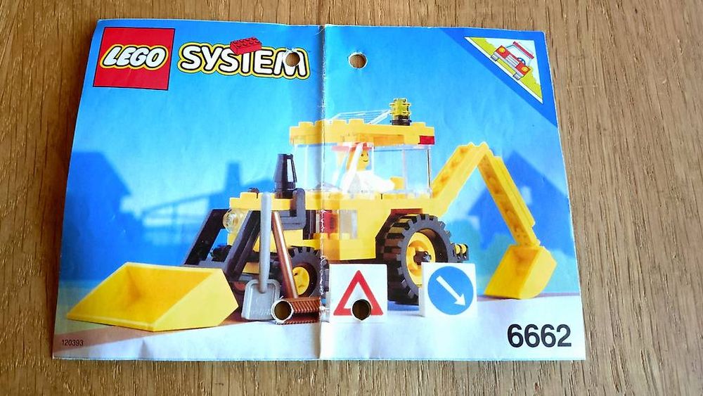 Lego 6662 System Town Backhoe Frontlader-Bagger (Gebraucht) in ...