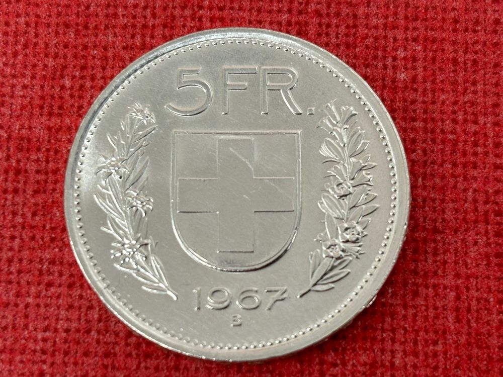 5 Franken 1967 Silber TOP (Gebraucht) in Ormalingen für CHF 11.95 – mit Lieferung auf Ricardo kaufen