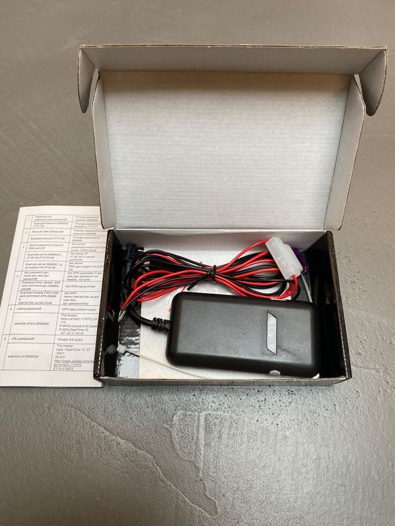 GPS Tracker für Auto und Motorrad (Neu und originalverpackt) in ...