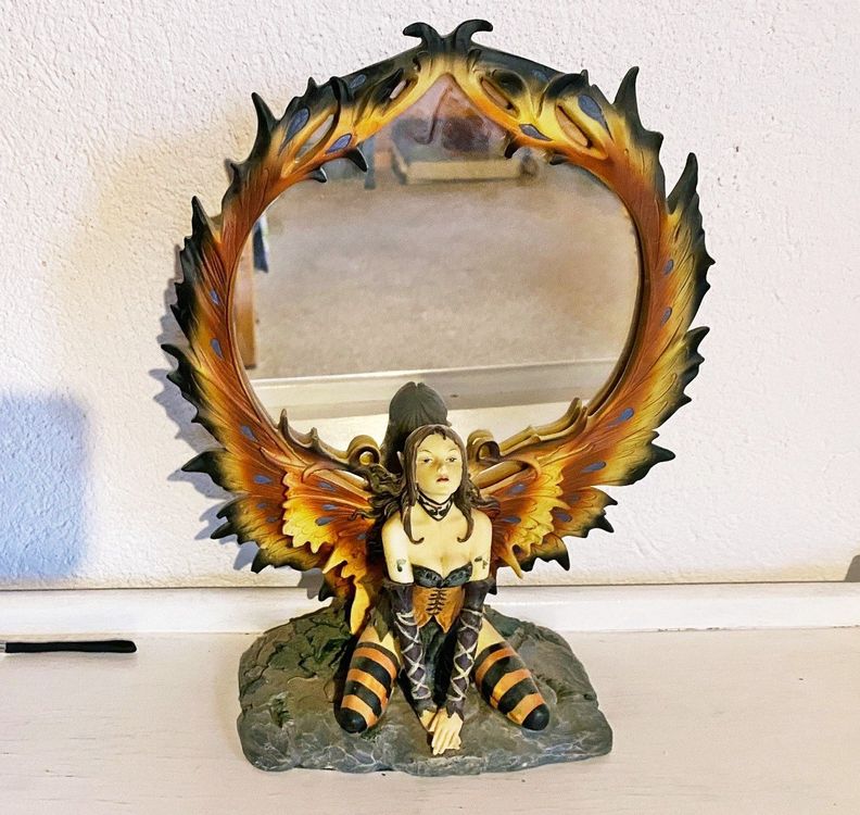 Fee Spiegel Elfe Gothic Deko Figur Fantasy Mystisch Rarit... | Kaufen ...
