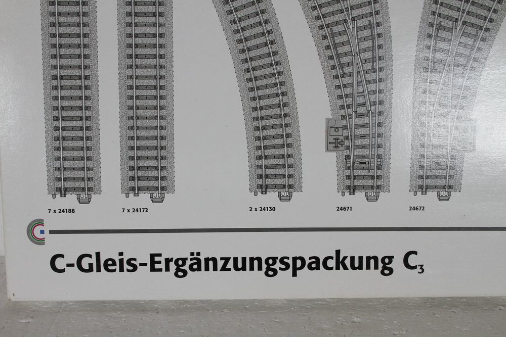 Märklin 24903 C-Gleis-Ergänzungspackung C3 Weichen mit Antri | Kaufen ...