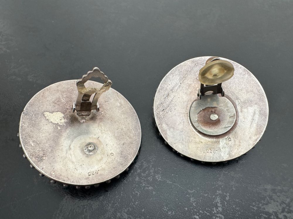 Massive Sterling Silber Ohrclips mit Perle (Gebraucht) in Egg b. Zürich ...