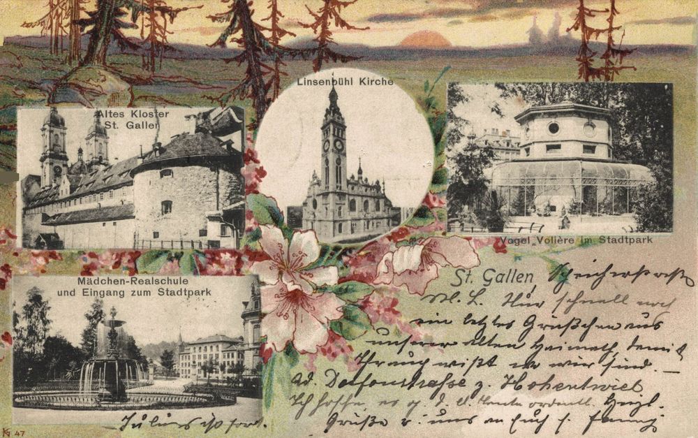 St. Gallen, Koster, Linsenbühl Kirche, Vogel Volière (Gebraucht) in ...