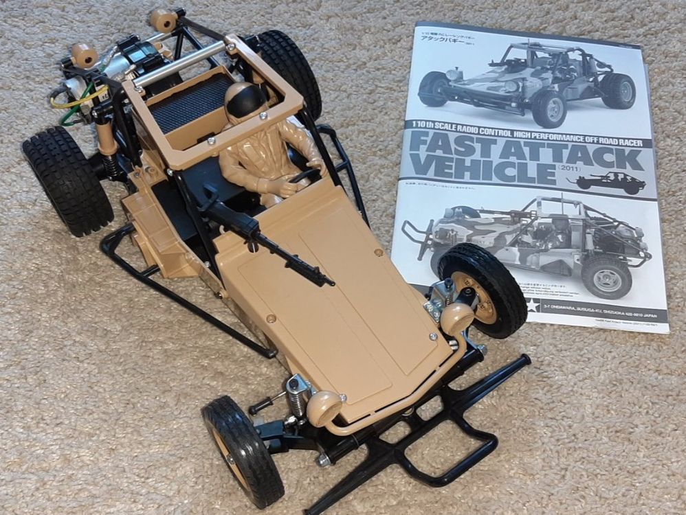 Tamiya Fast Attack Vehicle FAV 2011mit Lenkservo, Regler (Neu (gemäss ...
