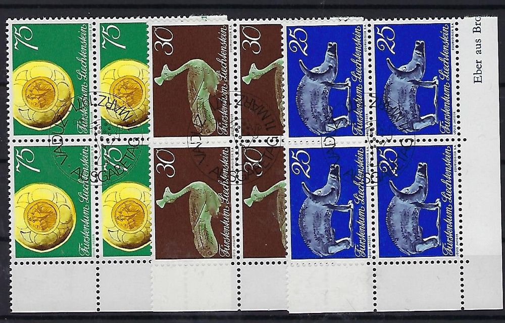 1971 Liechtenstein Viererblocks 11827 (Gebraucht) in Lunden für CHF 2 – mit Lieferung auf ...