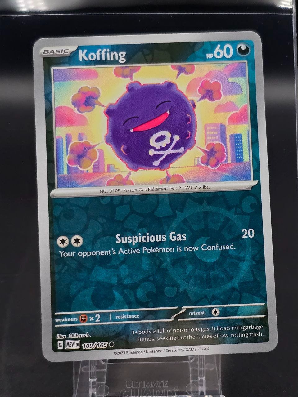 Koffing [Reverse Holo] #109 MEW 151 NM / 🇬🇧 (D'occasion) à COINTRIN ...