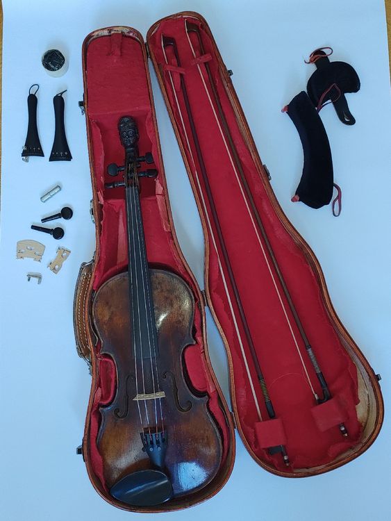 Violon ancien (4/4) avec tête sculptée (Gebraucht) in Lausanne für CHF ...