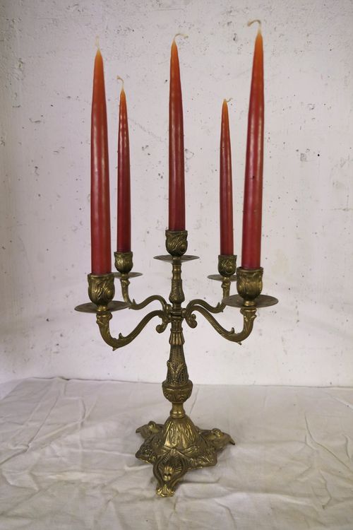 Kerzenständer Messing Antik Kerzenleuchter Massiv (Gebraucht) in Luzern für CHF 25 – mit ...
