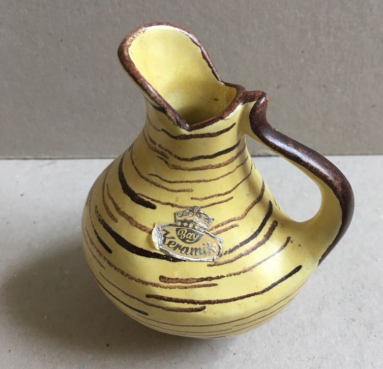 🟡Keramik BAY 50er 60er Vase Krug Vintage Mid Century 🎄 (Gebraucht) in ...