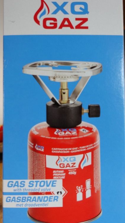 XQ GAZ Gaskocher mit 450g Kartusche (Neu und originalverpackt) in ...