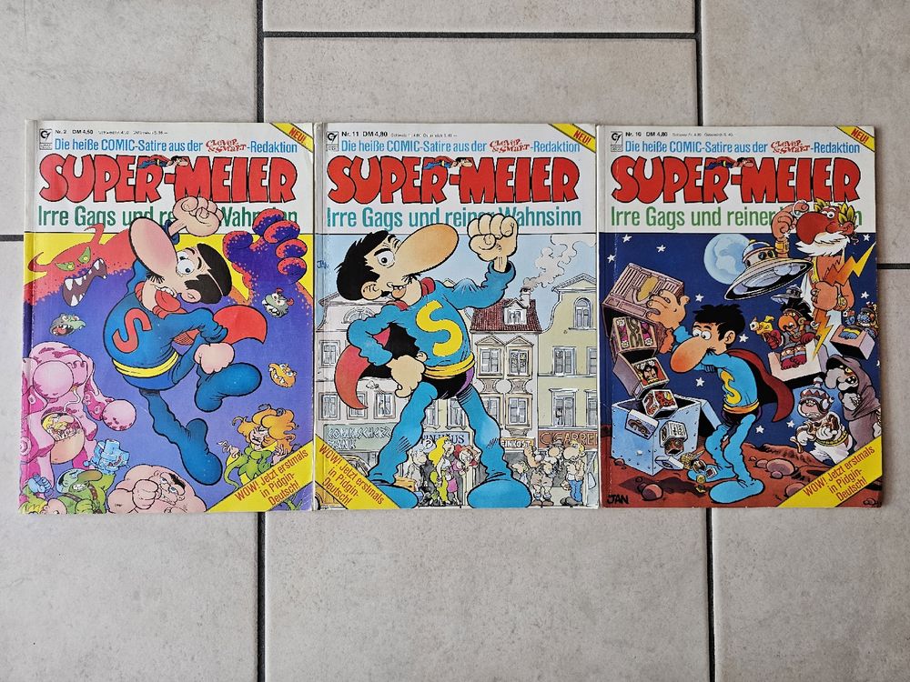 3x Super Meier Comics (Gebraucht) in Schneisingen für CHF 5.5 – mit ...
